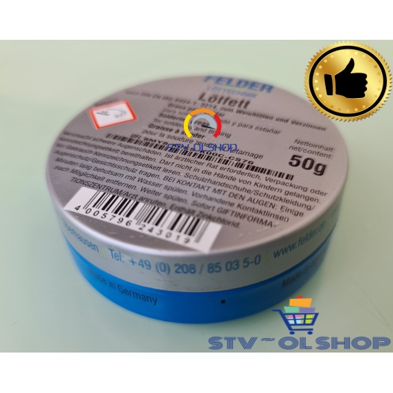 Jual Lotfett Felder 50 Gram / Pasta Solder / Flux Solder / Minyak ...