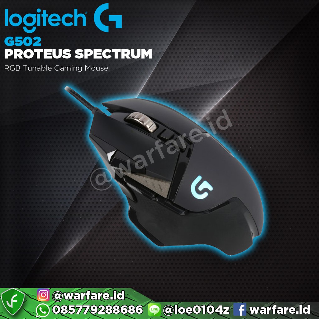 Jual Logitech G502 Proteus Spectrum - Gaming Mouse | Shopee Indonesia