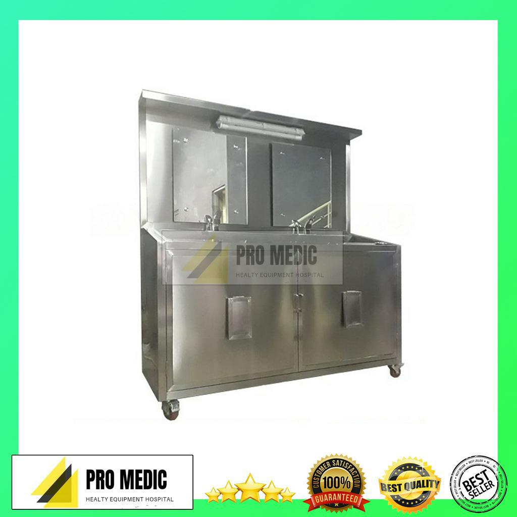Jual Scrubstation Manual 2 Person | Scrub Sink Station 2 Spout Person ...