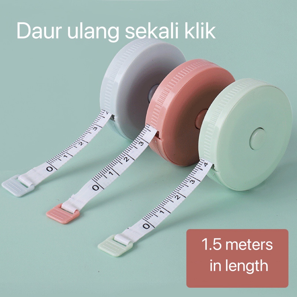 Jual METERAN MINI PITA FIBERGLASS / METERAN BAJU / METERAN PORTABLE ...