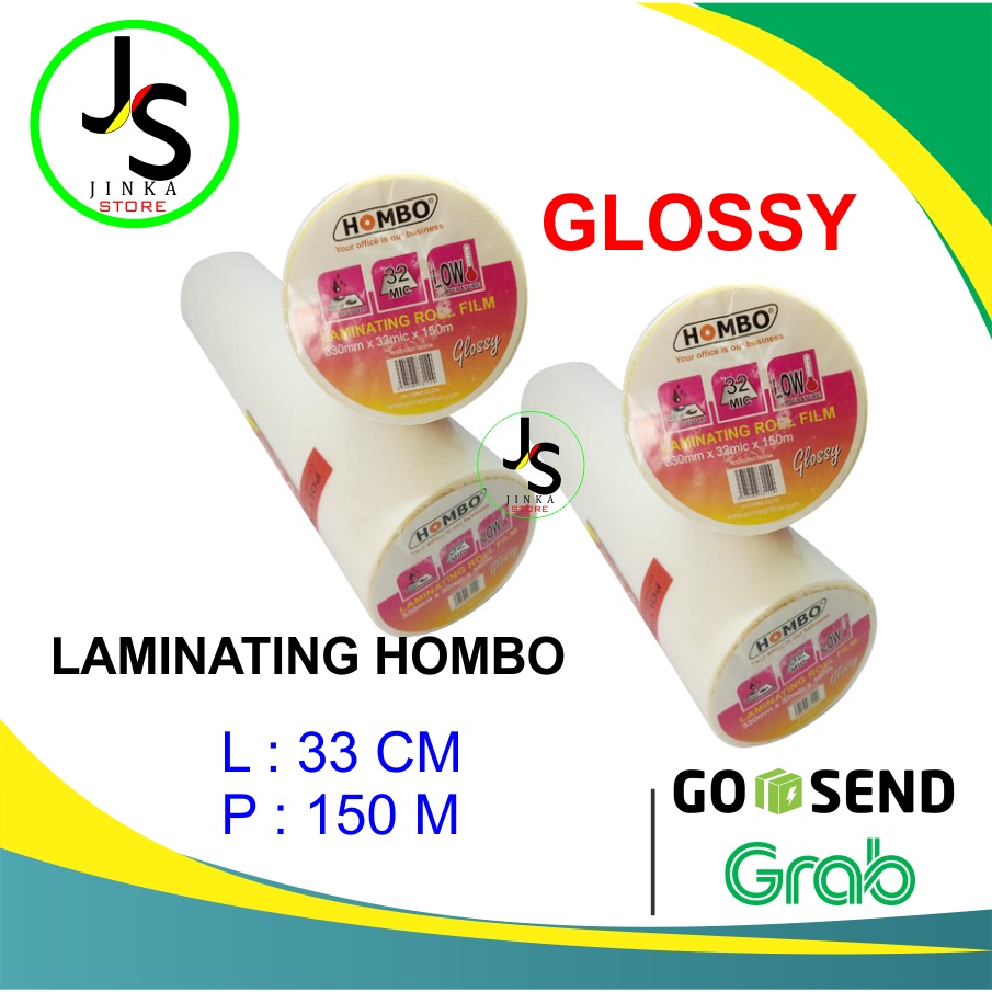 Jual LAMINASI / PLASTIK LAMINATING HOMBO GLOSSY | Shopee Indonesia