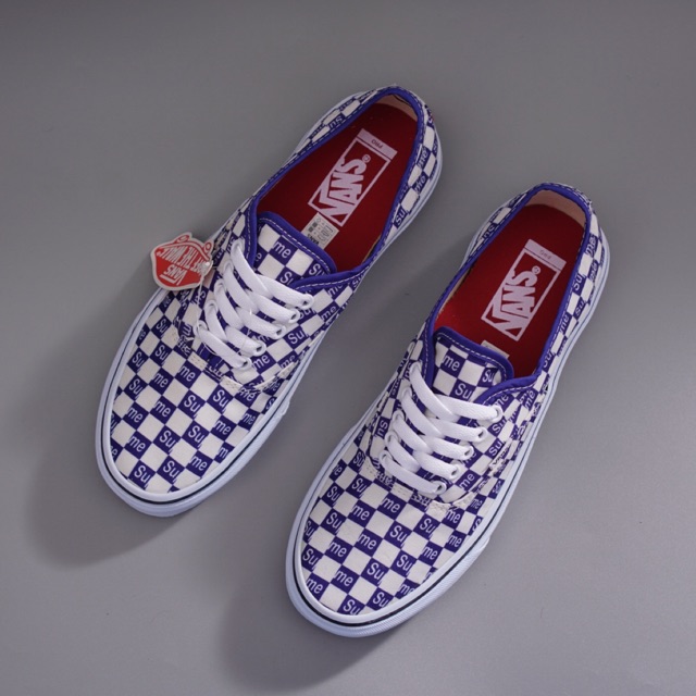 Jual VANS AUTHENTIC CHECKER BLUE | Shopee Indonesia