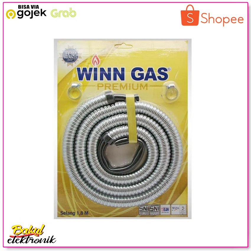 Jual Selang Gas Win Gas/ Selang Metal Spiral Stenlis Elpiji | Shopee ...