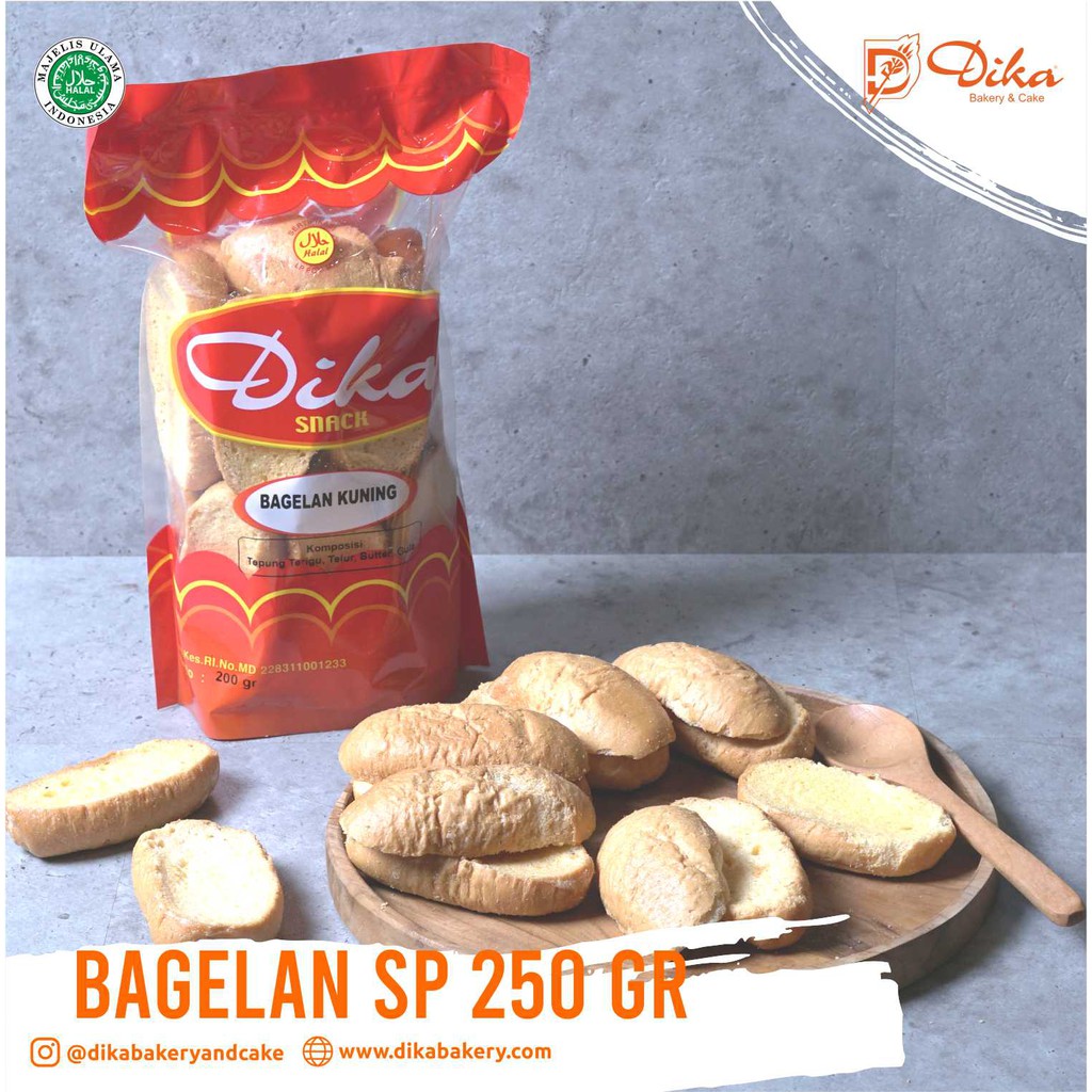 Jual Roti Kue Kering Bagelen SP 250 gram Dika Bakery | Shopee Indonesia