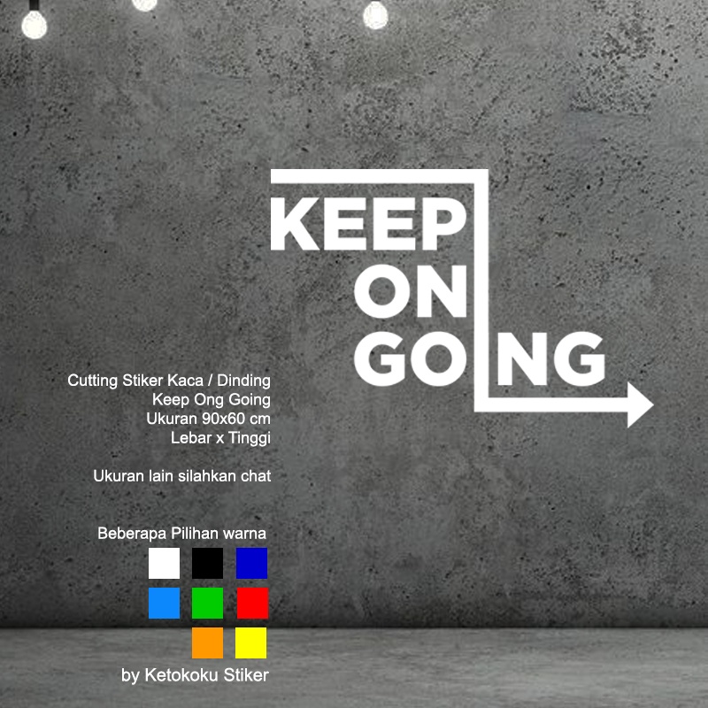 Jual Stiker Quotes Motivasi Dinding Kaca Kerja Kantor Kerja Cutting ...