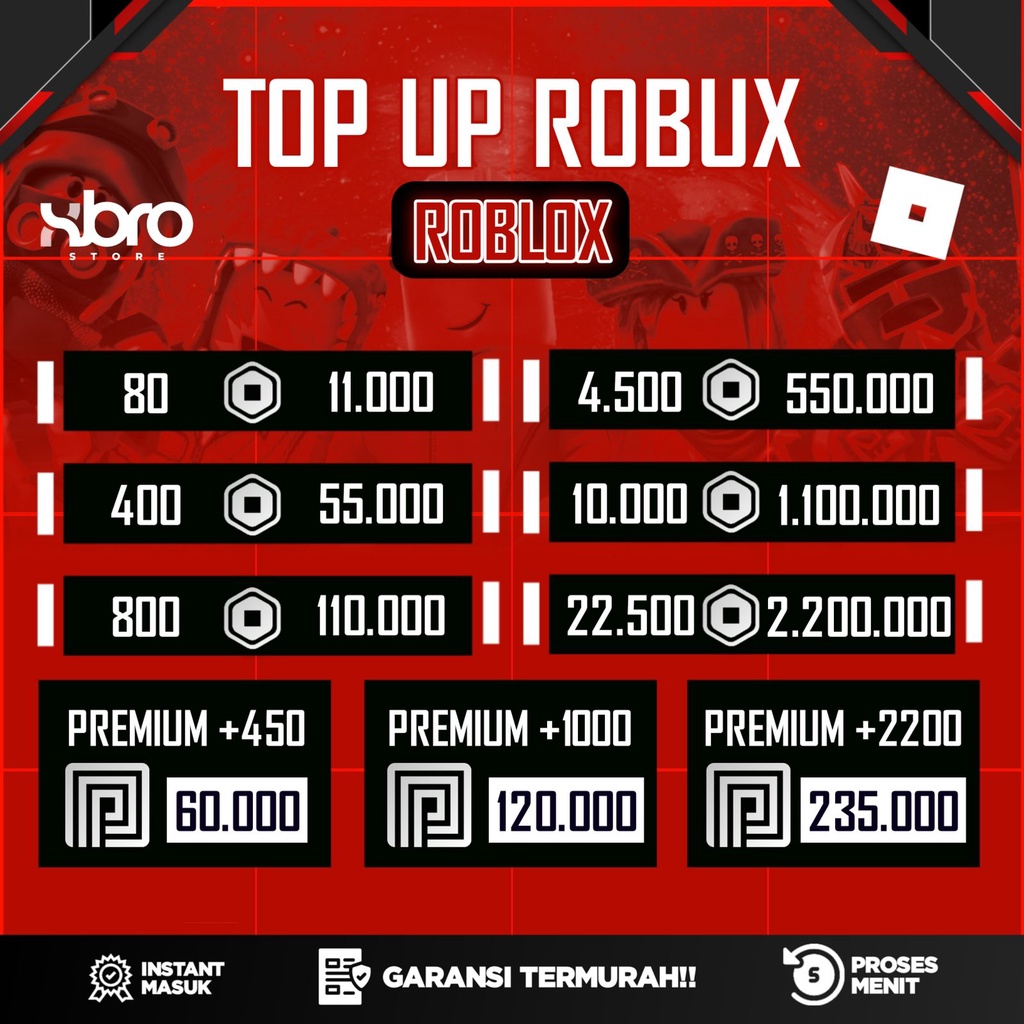 Jual R0BUX OOREDOO R0BL0X INDOSAT MANTAB | Shopee Indonesia