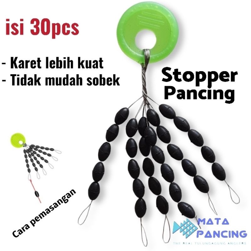 Jual Stopper pancing untuk pembatas kail pancing dan pelampung di ...
