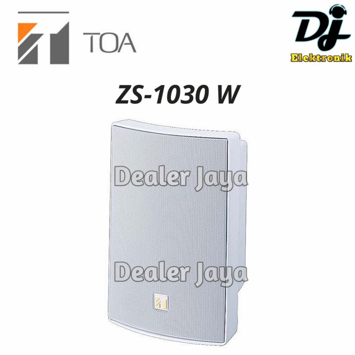 Jual Speaker Universal TOA ZS-1030W / ZS 1030 W / ZS1030W - 30W (Putih) | Shopee Indonesia