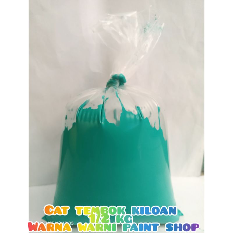 Jual CAT TEMBOK/CAT KILOAN/CAT DINDING/CAT HIJAU TOSCA 400GRAM | Shopee ...