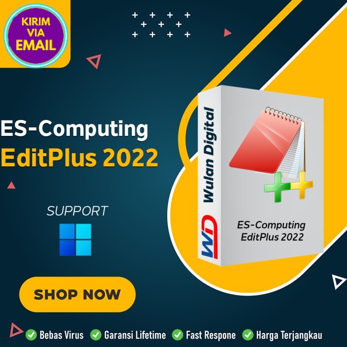 Jual Software Editor Text: ES-Computing EditPlus 2022 [Win] | Shopee ...