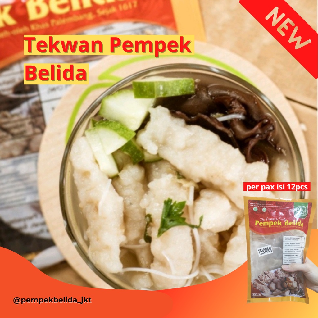 Jual TEKWAN PEMPEK BELIDA ISI 12 PCS + BUMBU (1 PAX) | TEKWAN ASLI ...