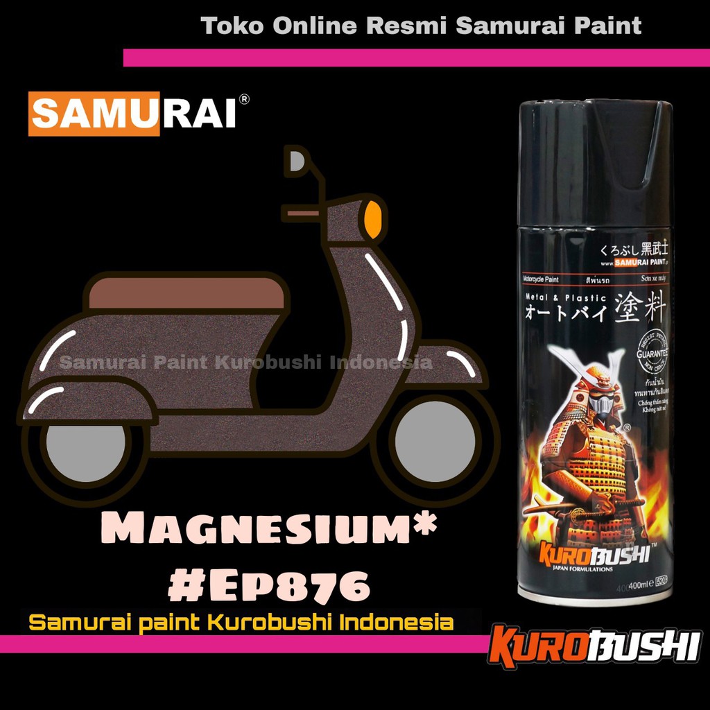 Jual Samurai Paint ENGINE PART MAGNESIUM EP876 Untuk Bagian Mesin Warna ...