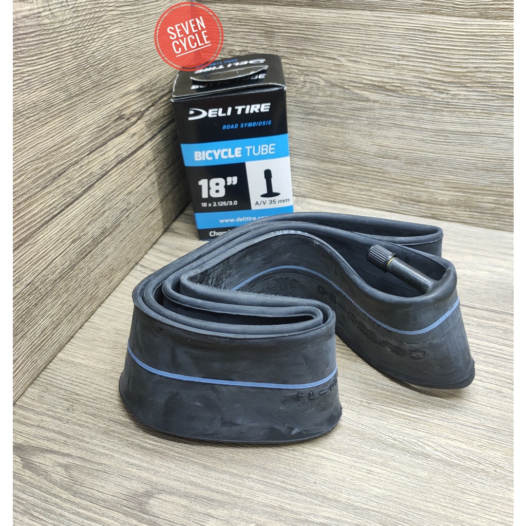 Jual Ban dalam deli tire 18x2.125-3.00 pentil motor AV 35mm | Shopee Indonesia