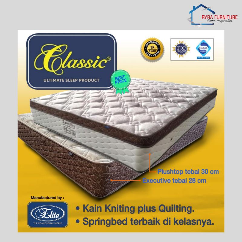 Jual SPRINGBED CLASSIC / SPRINGBED MURAH - ELITE | Shopee Indonesia