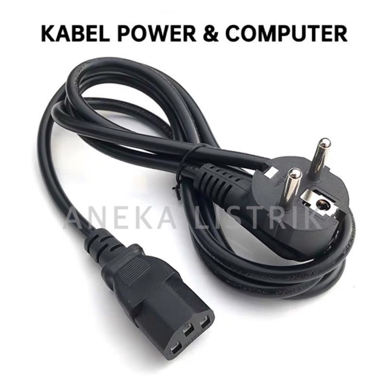 Jual KABEL POWER PC 1.5 METER / KABEL POWER MONITOR / KABEL KOMPUTER ...