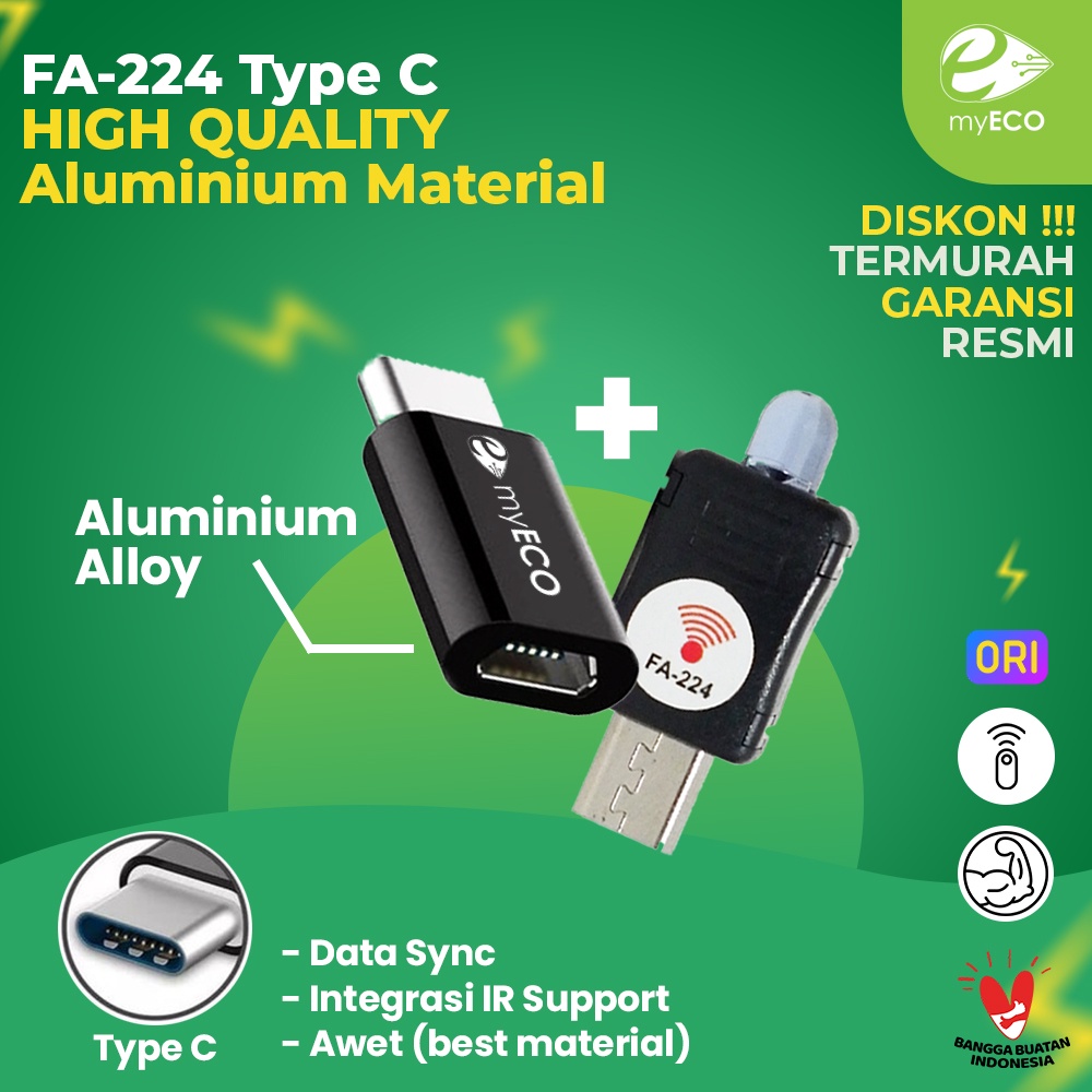 Jual FA224 FA-224 IR infrared blaster Remote control type C tipe C HP ...