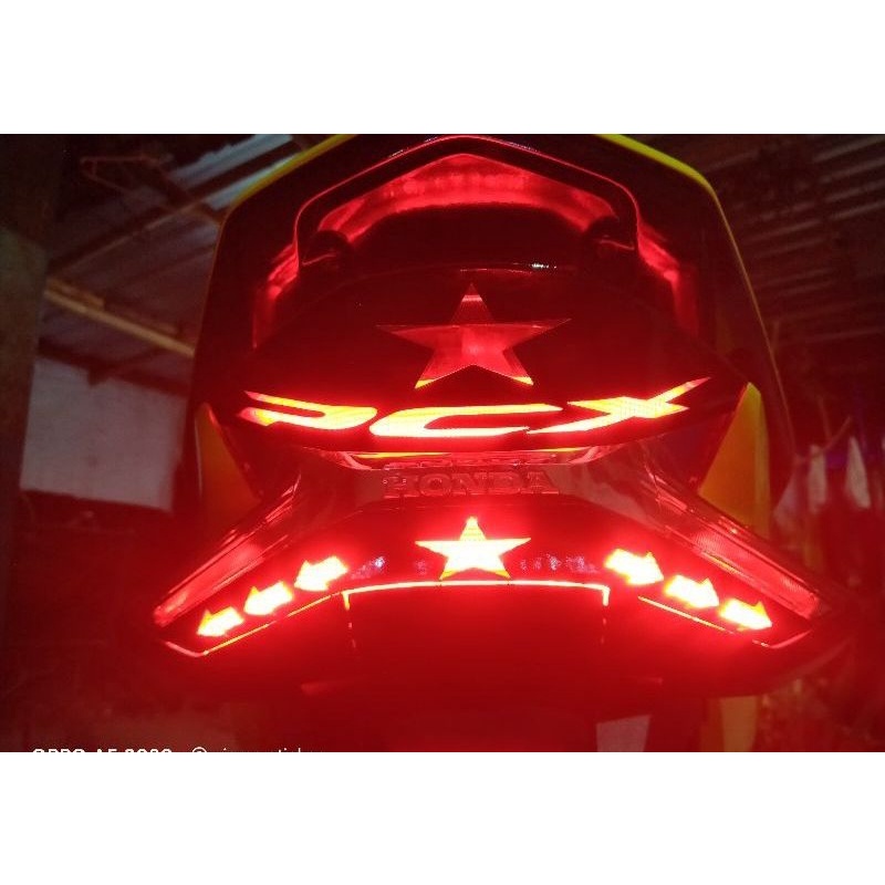 Jual STIKER AKSESORIS LAMPU PCX/STIKER LAMPU PCX 150 /STIKER LAMPU ...