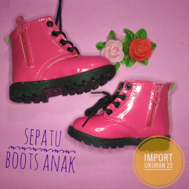 Jual SEPATU BOOTS ANAK / SEPATU LOGU / SEPATU FASHION ANAK | Shopee ...