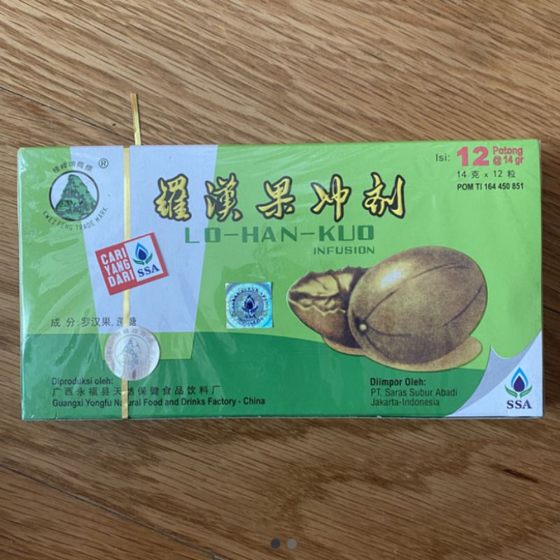 Jual Lo Han Kuo Infusion Obat Herbal Pereda Panas Dalam - Obat Panas ...