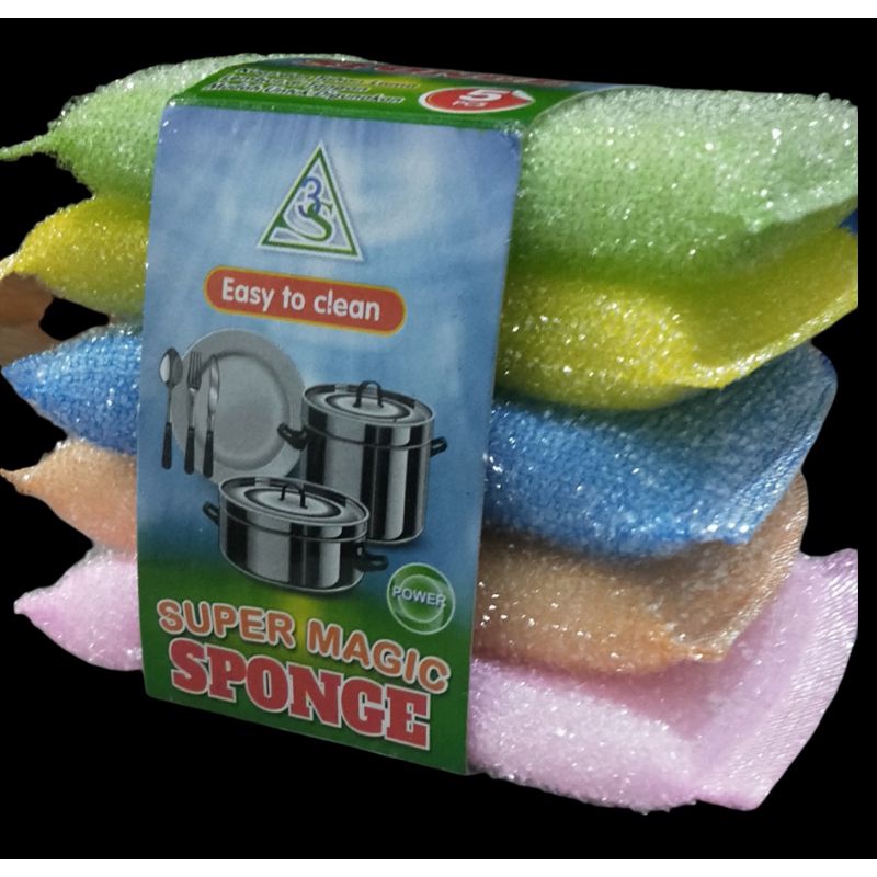Jual spons banntal cuci piring polos warna /pcs | Shopee Indonesia