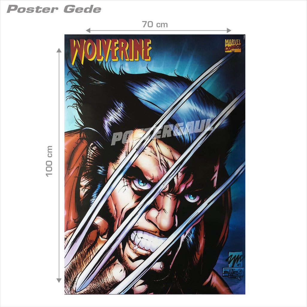 Jual Poster Gede: X-MEN WOLVERINE #R50 - ukuran 70 x 100 cm | Shopee ...