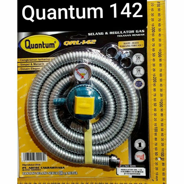 Jual Regulator Quantum + Selang QRL-142 , Selat Set Regulator quantum ...