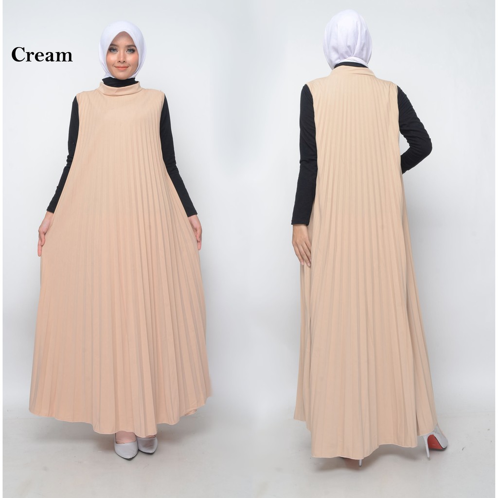 Jual Gamis Plisket - Inner Maxy Plisket 603 Mrs4 | Shopee Indonesia