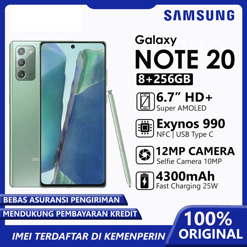 Jual Samsung Galaxy Note 20 Ram 8/256 GB - Garansi Resmi | Shopee Indonesia
