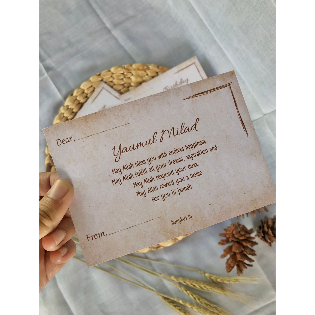 Jual KARTU UCAPAN BESAR 14x10 cm | GREETING CARD | GIFT CARD ESTETIK ...