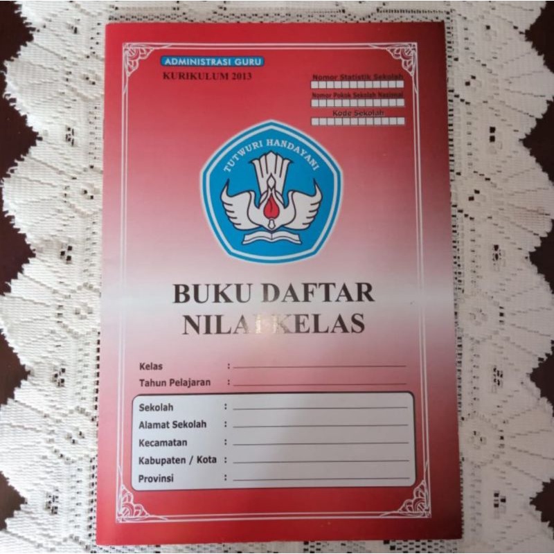 Jual Buku daftar nilai kelas SD K-13 ( buku adminitrasi guru sd ... Jual Buku daftar nilai kelas SD K-13 ( buku adminitrasi guru sd ...