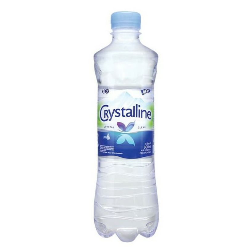 Jual Air Mineral Crystaline Botol 600ml (1pcs) | Shopee Indonesia