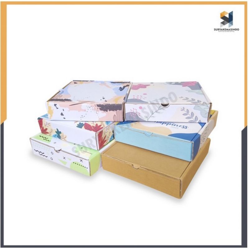 Jual Box 21x21x5 cm LD kardus polos Hampers kardus box ulang tahun ...
