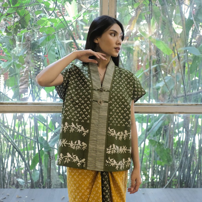 Jual NONA RARA - Dhini SITS T1316, Baju Batik Kasual Modern | Shopee ...