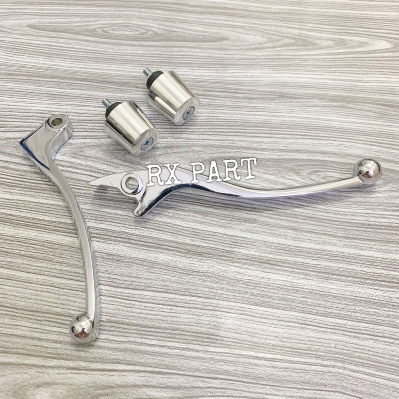 Jual Handle / Hendel Rem Set FULL Chrome + Jalu Stang Chrome , Tiger ...