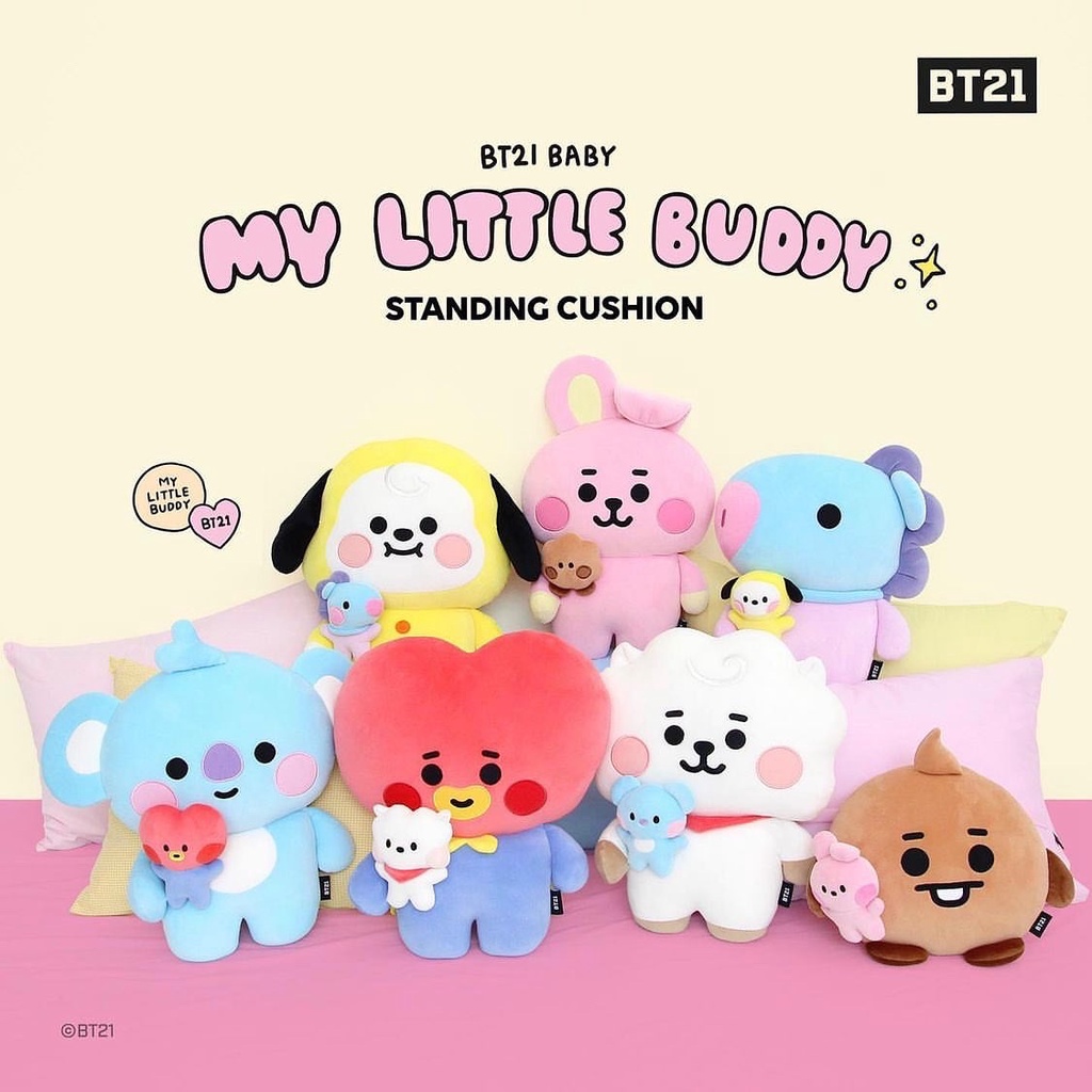 Jual BT21 DOLL STANDING CUSHION LITTLE BUDDY BONEKA MININI BABY BT21 ...