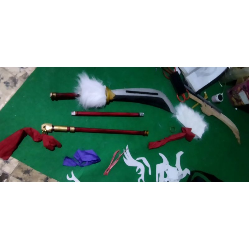 Jual rental weapon , misspliter, engulfing lightning, pole arm maki ...