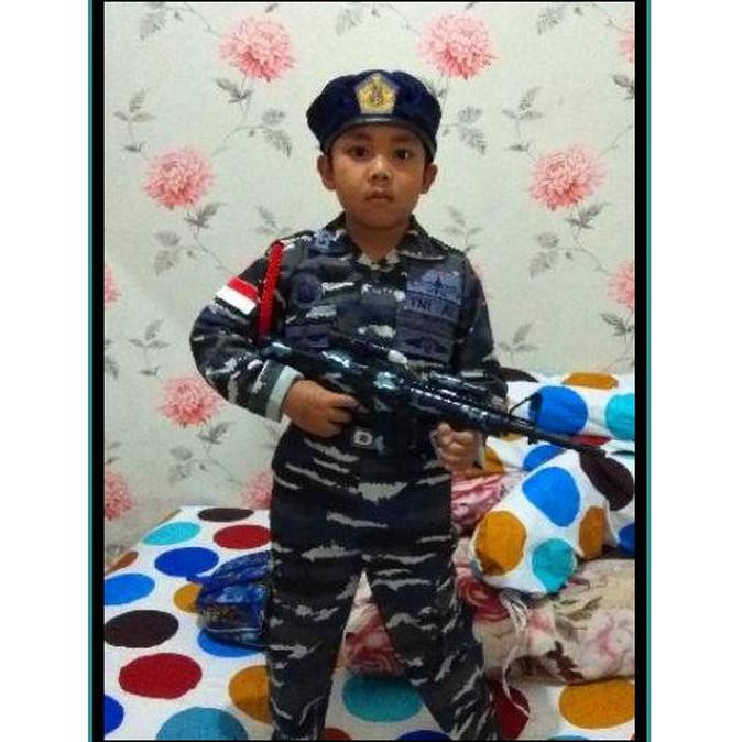Jual Baju tentara anak Baju TNI AL loreng Kostum Loreng TNI Angkatan ...