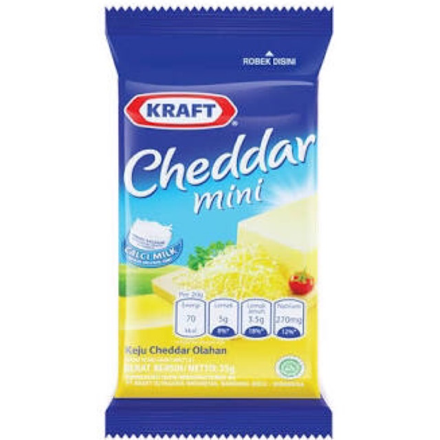 Jual KRAF CHEDDAR MINI 30gr | Shopee Indonesia