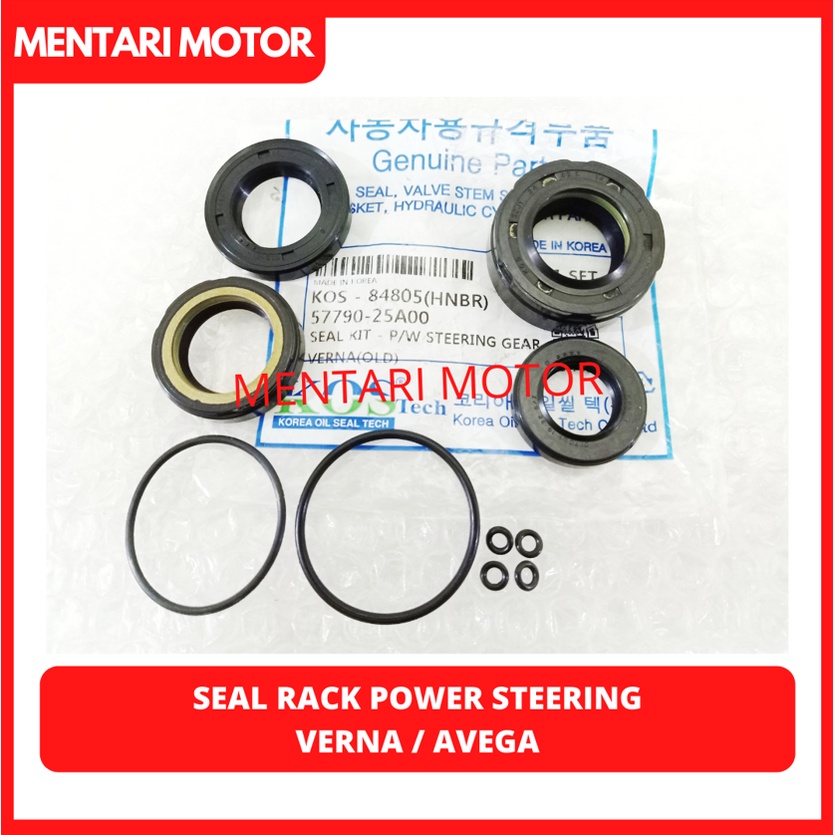 Jual Seal Rack Power Steering Hyundai Verna Avega Seal Kit Bawah Power ...