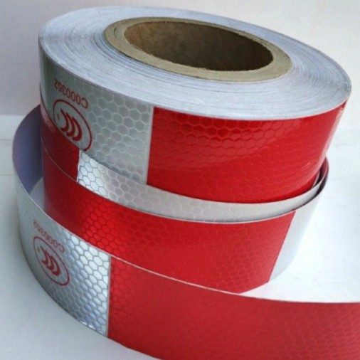 Jual Sticker Reflektif 1 Meter x 5cm Stiker Reflektor Pemantul Cahaya ...