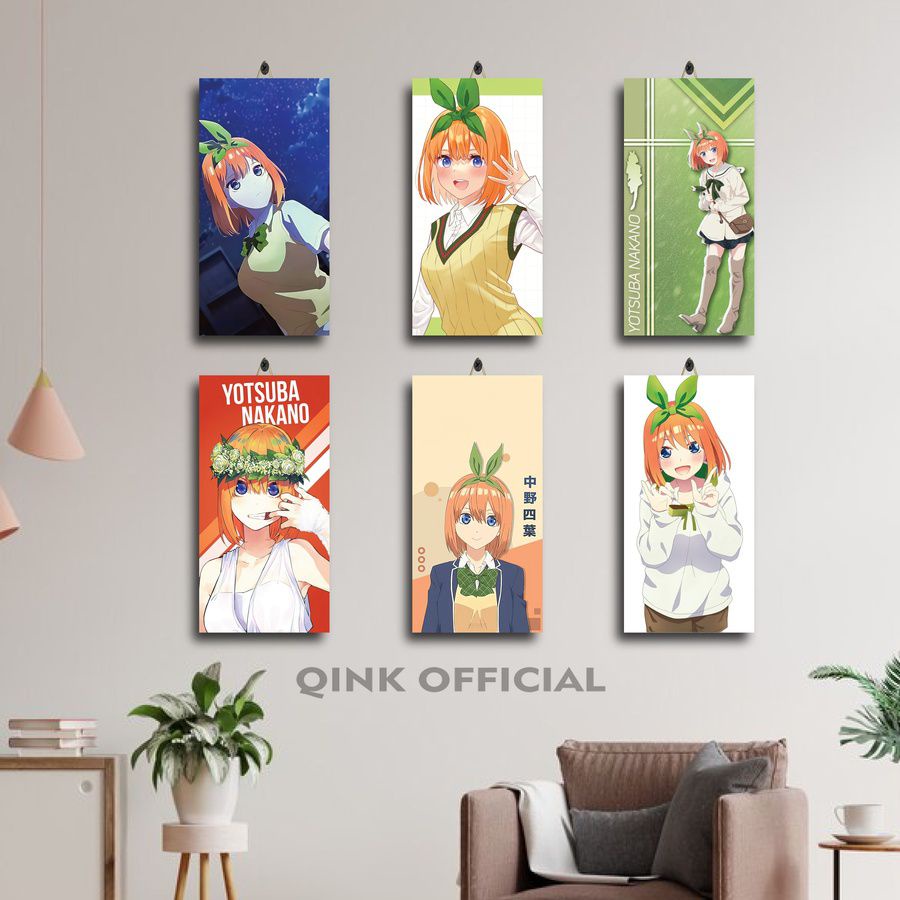 Jual POSTER DINDING BESAR YOTSUBA NAKANO CUTE GOTOUBUN 15X30 CMX4M ...
