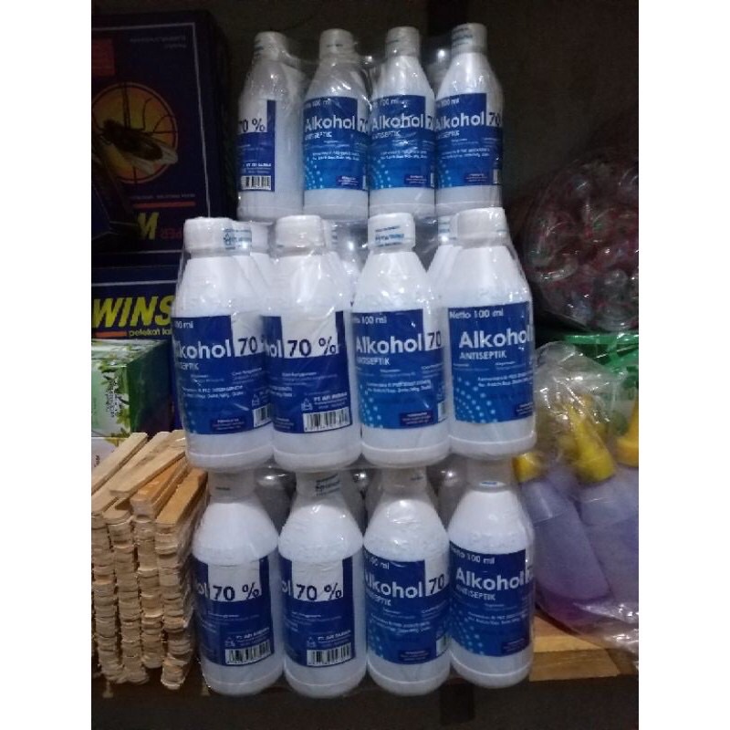 Jual ALKOHOL 70% AFI FARMA 100ml (satuan) | Shopee Indonesia