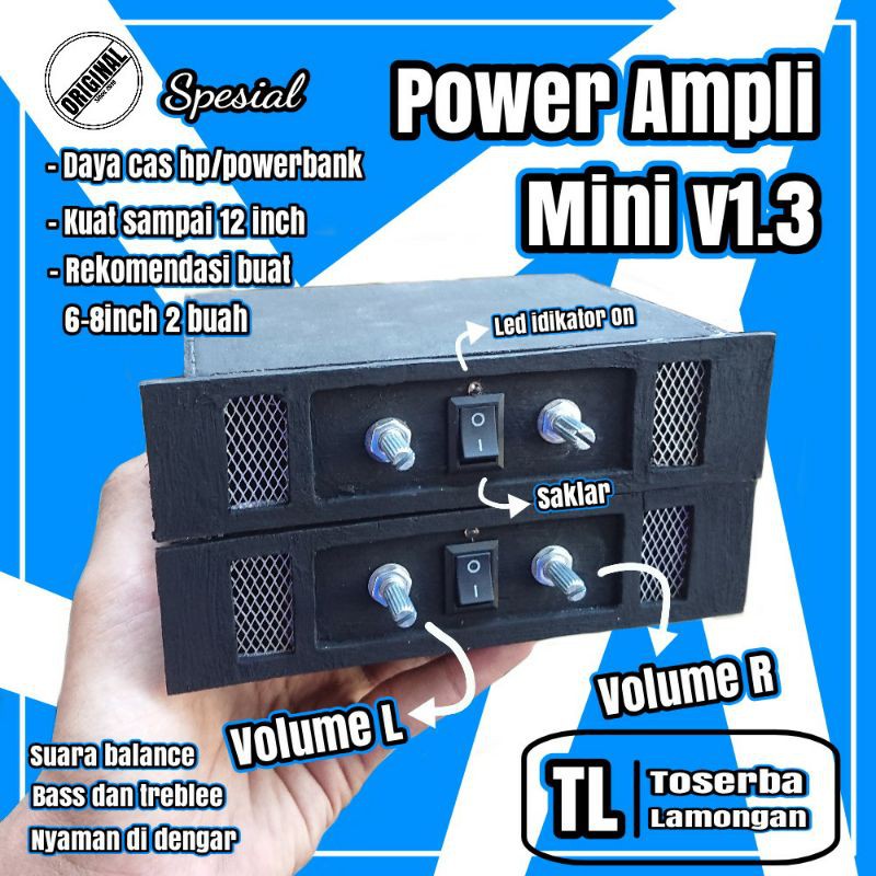 Jual Power Ampli Amplifier Mini 5volt Box v1.3 Cocok Buat Sound ...