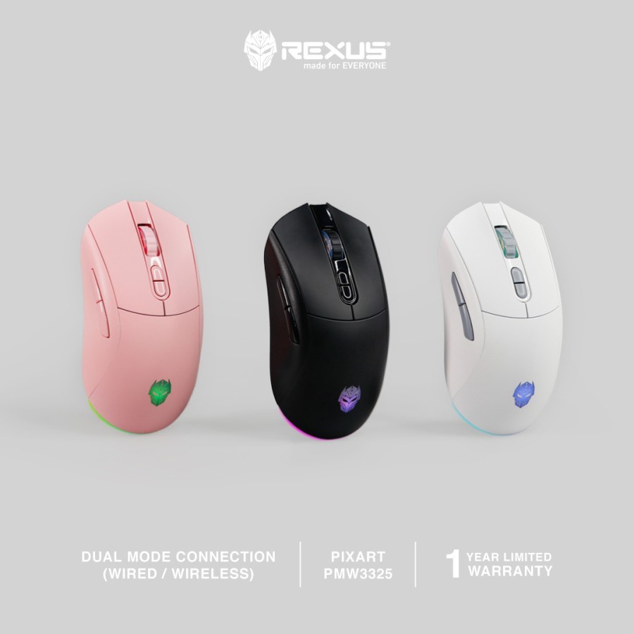 Jual Mouse Rexus RX-107 Arka Gaming Dual Connection | Shopee Indonesia
