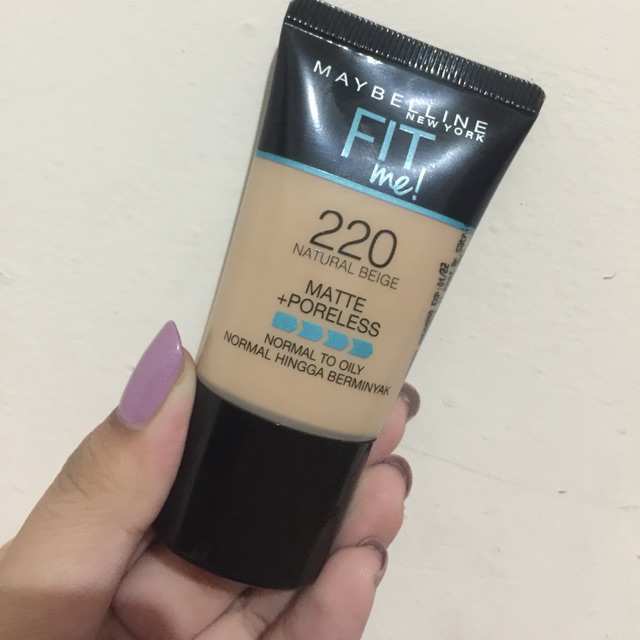 Jual Maybelline fit me shade 220 (preloved) | Shopee Indonesia