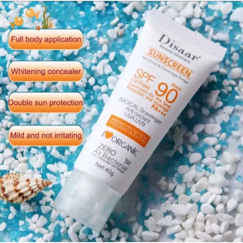 Jual SUNBLOCK CREAM DISAAR SPF 90 PA+++ | SUNSCREEN DISAAR ORIGINAL | | Shopee Indonesia