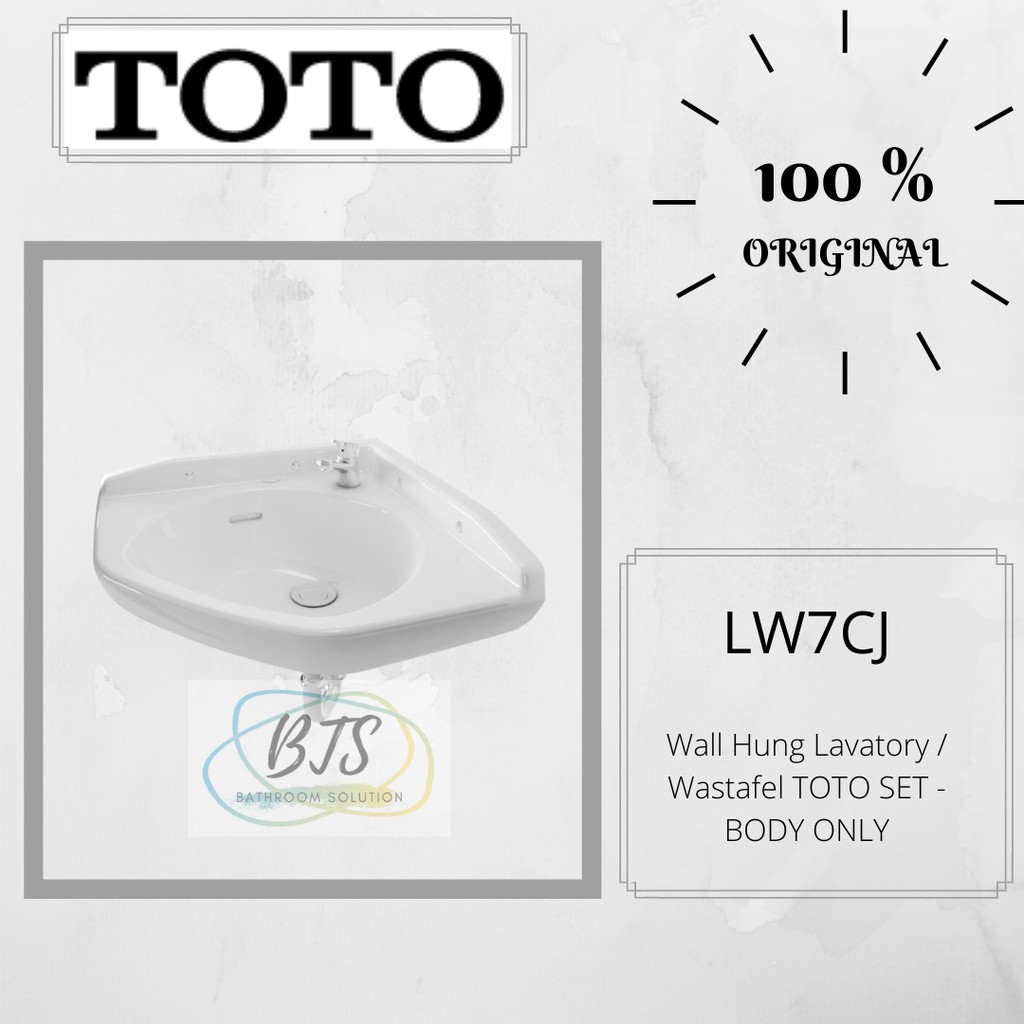 Jual Wastafel sudut TOTO LW7CJ / LW7 CJ / LW7 | Shopee Indonesia