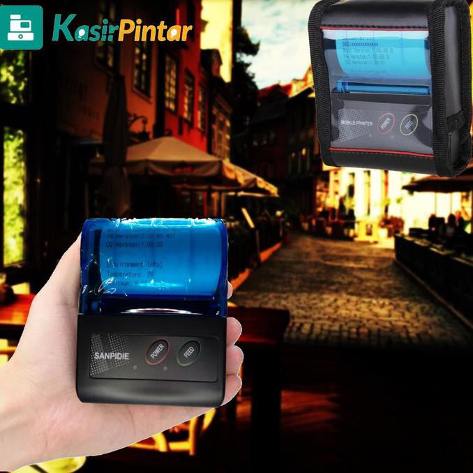 Jual Mobile Printer Bluetooth Portable Thermal Mini BTII SANPIDIE ...