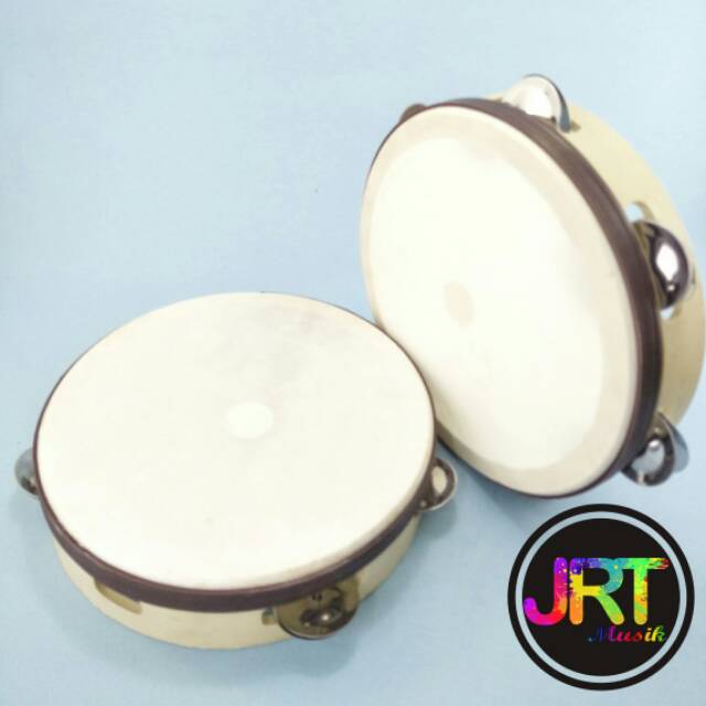Jual Tamborin / Tambourine Kulit 8" Single Ring | Shopee Indonesia