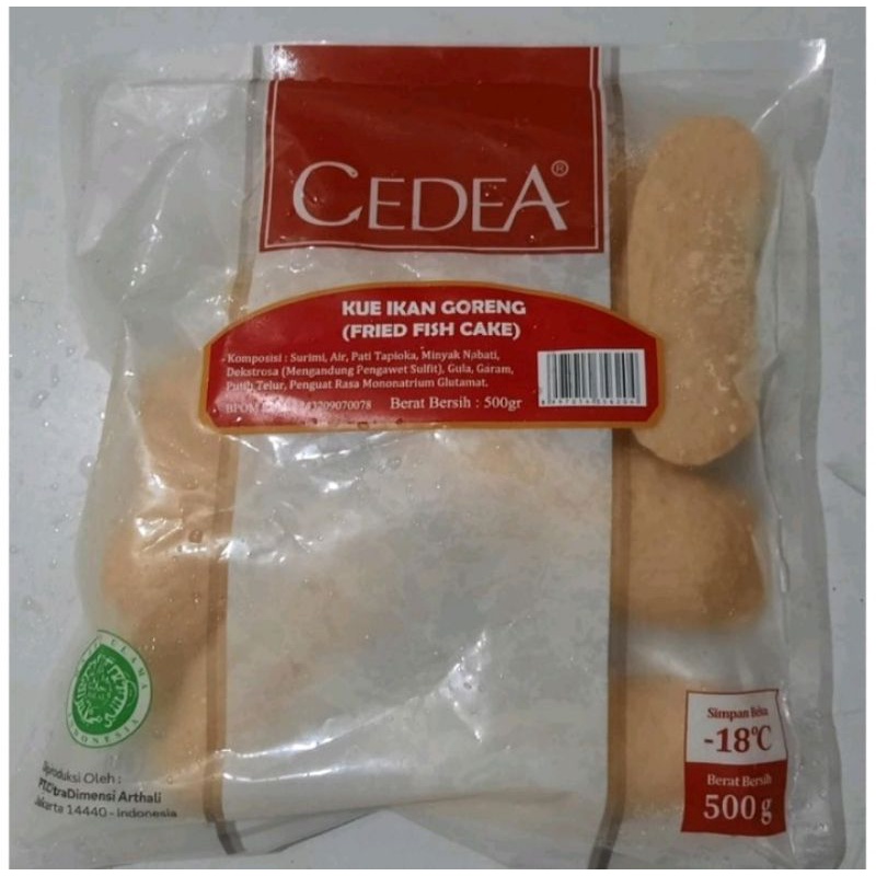 Jual Cedea Kue Ikan Goreng / Fried Fish Cake | Berat Bersih 500gr ...